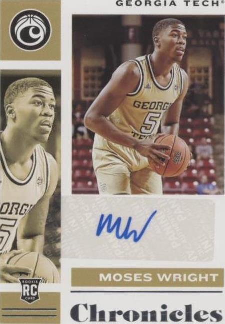 2021-22 Panini Chronicles Draft Picks - Chronicles Rookie Signatures Moses Wright #CR-MWR (AU ...