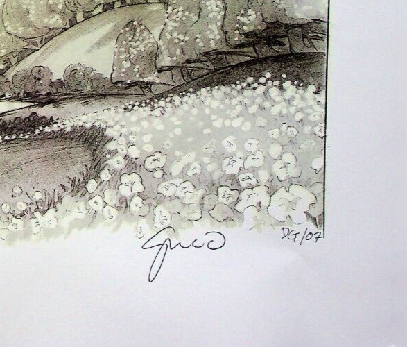 Pixie Hollow Games 2011 SIGNED Dennis Greco Production Background ...