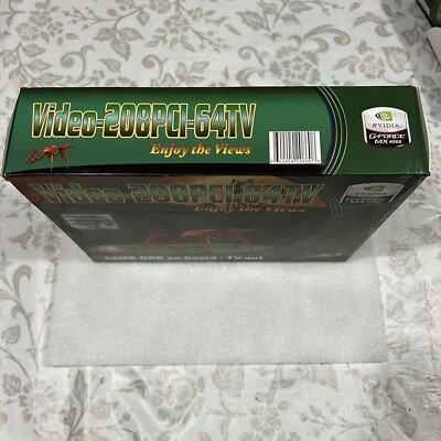 Jaton NVIDIA GeForce MX4000 MX 4000 VIDEO-208PCI-64TV 64MB DDR TV PCI ...