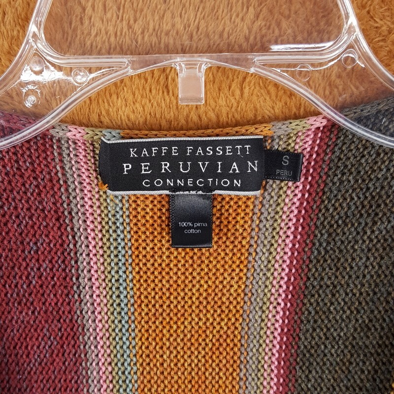 KAFFE FASSETT PERUVIAN CONNECTION Womens Sweater Smal… - Gem