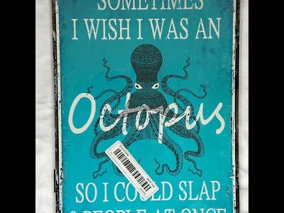 NWT “Sometimes I Wish I was an Octopus so I could Slap 8 People at Once ...