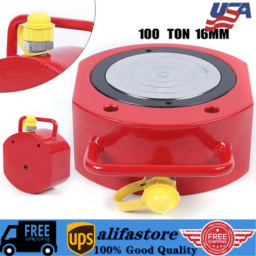 100 Tons 16mm Stroke Steel Hydraulic Cylinder Jack Pancake Cylinder Ram ...