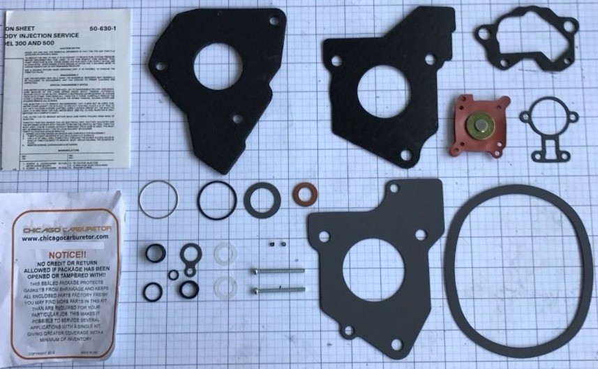 1982-87 ROCHESTER THROTTLE BODY INJECTION TBI REBUILD KIT 4 CYL CHEVY 2 ...