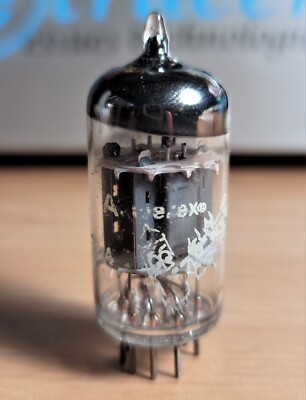 12AX7 AMPEREX BUGLE BOY ECC83 PREAMP TUBE HOLLAND #9 (1962) *CURVE ...