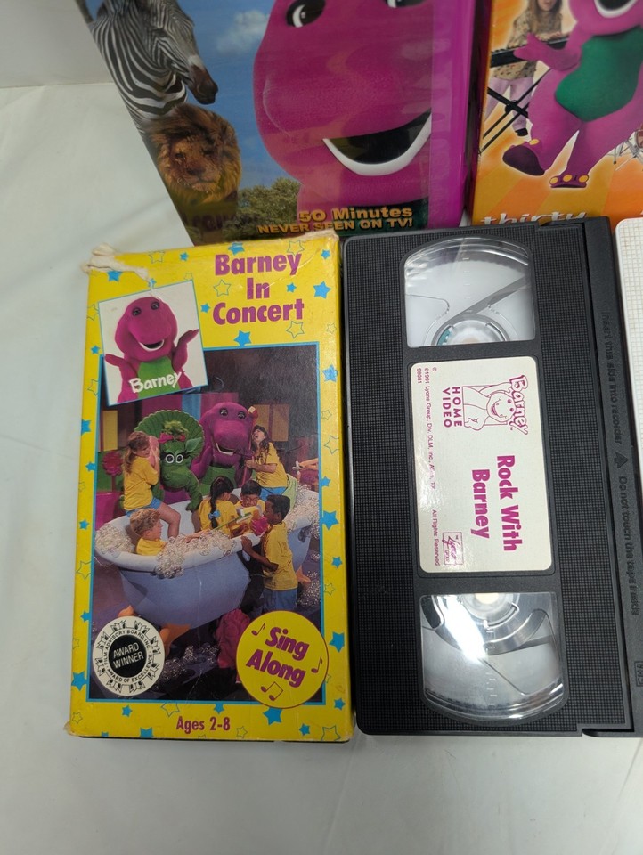 Barney VHS Movie Tapes Lot Of 7 | eBay