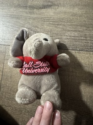 mascot factory Ball State University Elephant Plush Figure Gray Red 5 ...