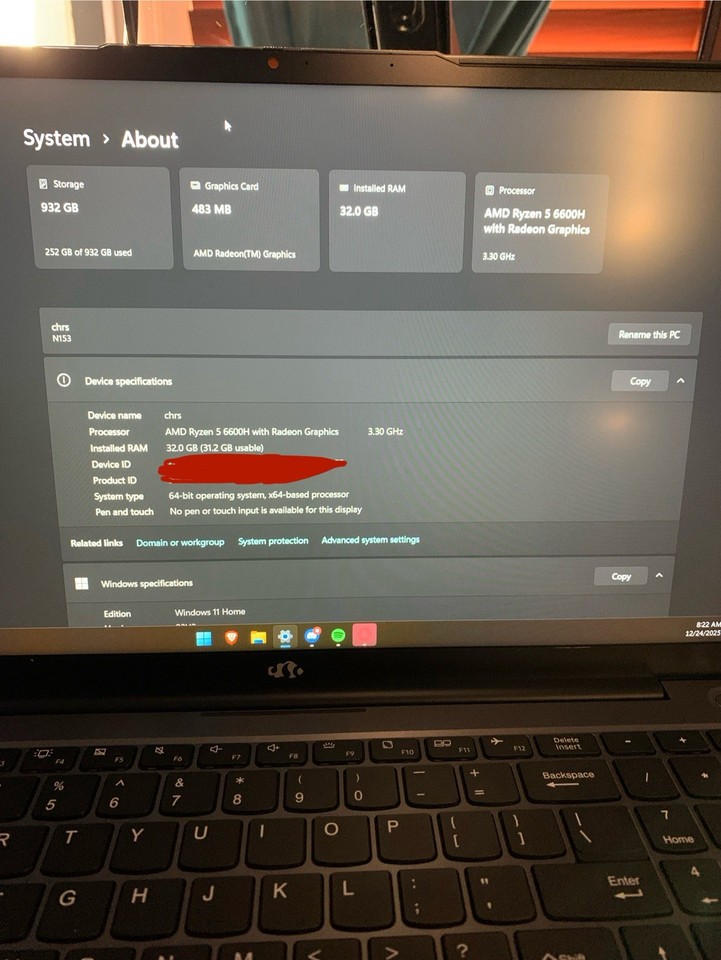 Nimo 15.6 N153 FHD R5 6600H Laptop | eBay