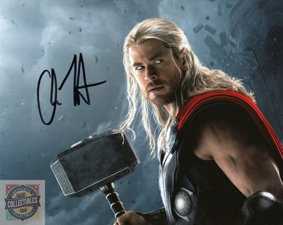 RP Chris Hemsworth Signed Photo 8x10 Reprint COA Marvel Thor ...