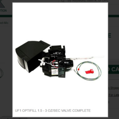 UF1 OPTIFILL 1.5 - 3 OZ/SEC VALVE COMPLETE #2306 | eBay