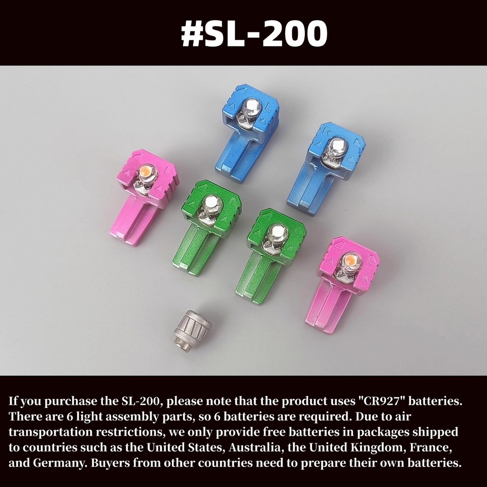 Shockwave Lab SL-198 Exhaust Pipe/SL-200 LED Light Upgrade Kit For SS86 ...