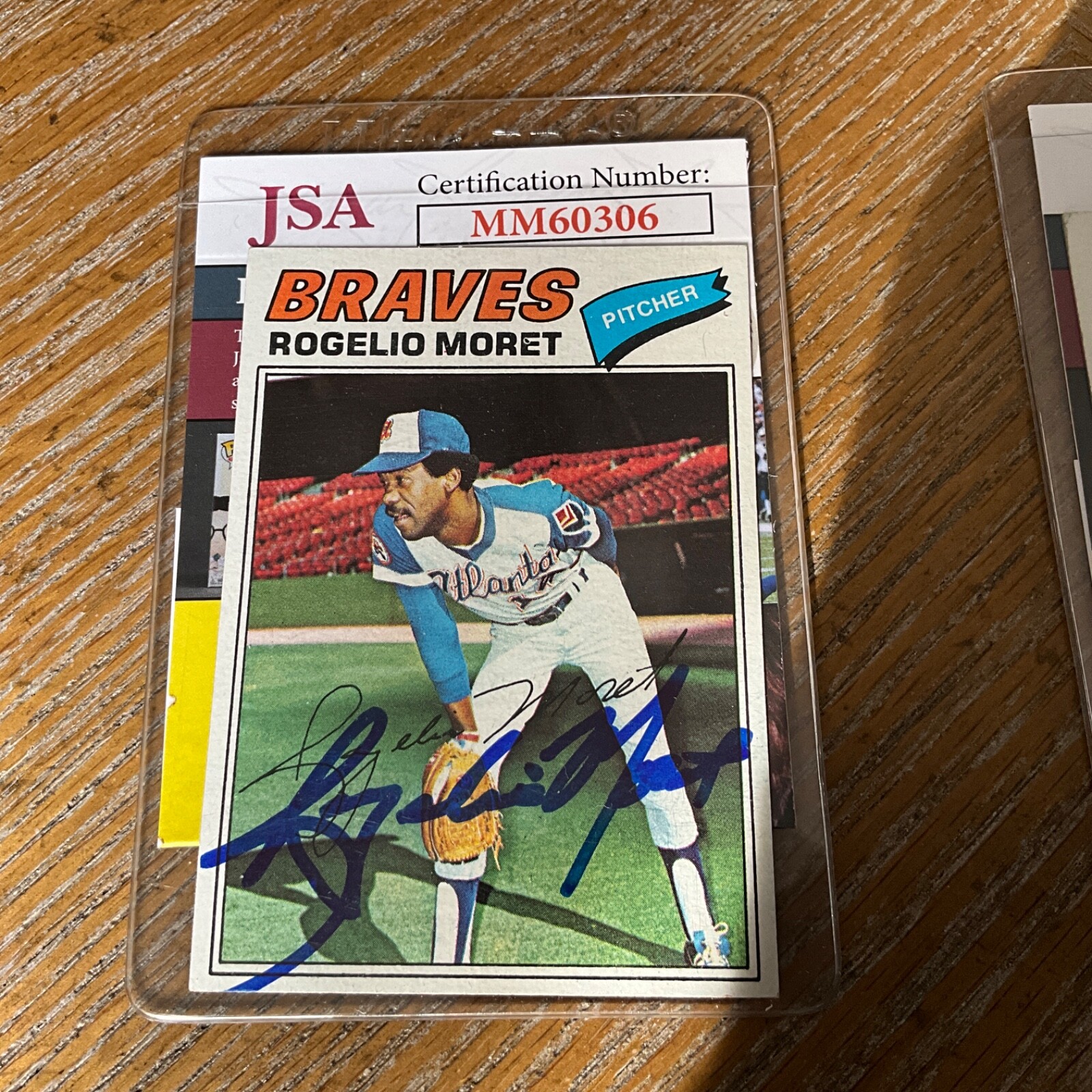 autographed 1977 Topps ROGER MORET. DEC. . JSA CERT | eBay
