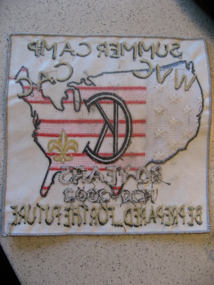 Large Boy Scouts of America Summer Camp WVC CAC 80 Years CK Be Prepared ...