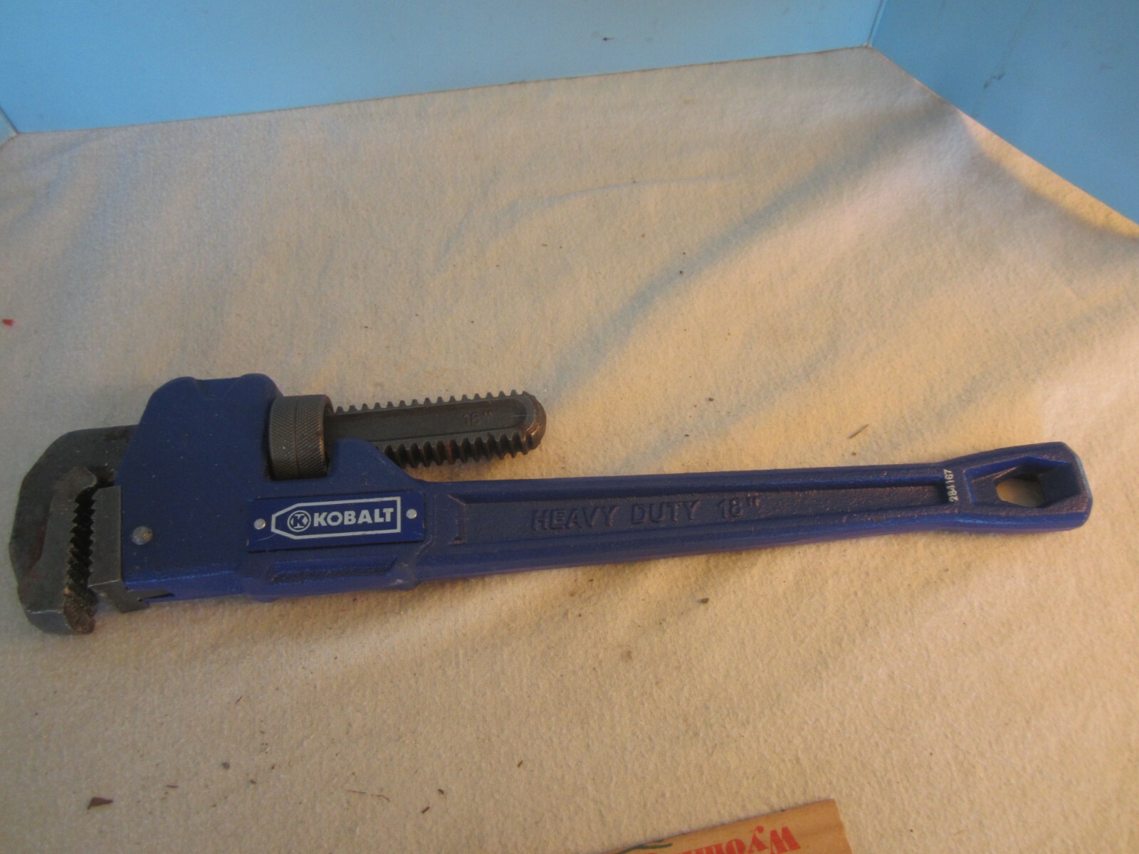 Vintage HEAVY DUTY 18" KOBALT BLUE PIPE Wrench | eBay