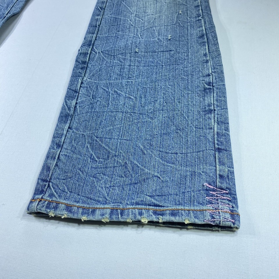 Request jeans women’s Size 29 Washed Denim Style 91338 Embroidered ...