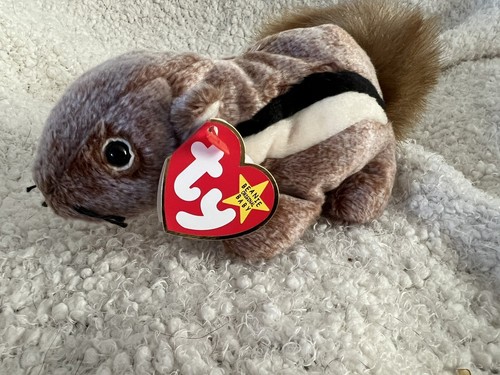 RARE TY Beanie Baby “Chipper” Squirrel- RETIRED with TAG ERRORS 1999 | eBay