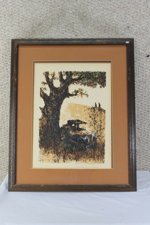 Color Serigraph "A Walk In The Field" By: Gary Hinte | eBay