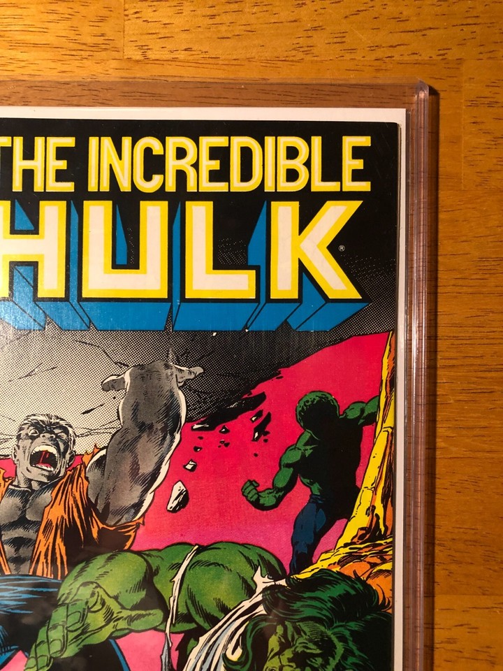 Incredible Hulk #332 1987 NM+ McFarlene Art Gray Hulk Sent w/ hard ...