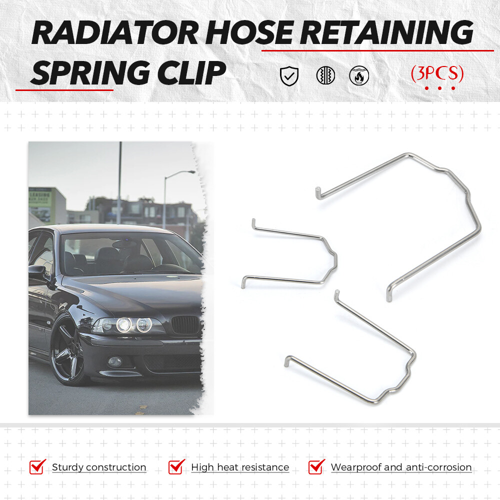 For BMW Radiator Hose Retaining Spring Clip Clamp 0.87in 1.07in 1.83in ...
