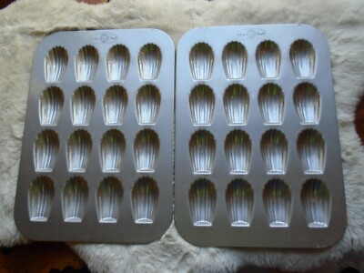Set of 2 USA Pro Shell Shape Cookies Cakes Baking Pans Madeleine ...