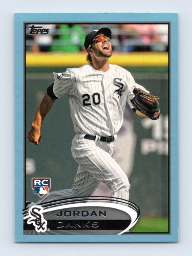 2012 Topps Update #US322 Jordan Danks White Sox Walmart Blue Border ...