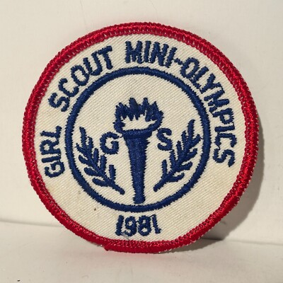 GSA 1981 Girl Scouts Mini Olympics Patch - Vintage Girl Scouts of ...