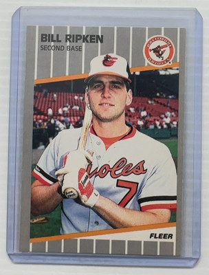 1989 Fleer Bill Ripken FF Face Error Rookie Card RC #616 Orioles (B) | eBay