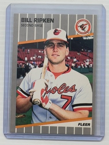 1989 Fleer Bill Ripken FF Face Error Rookie Card RC #616 Orioles (B) | eBay