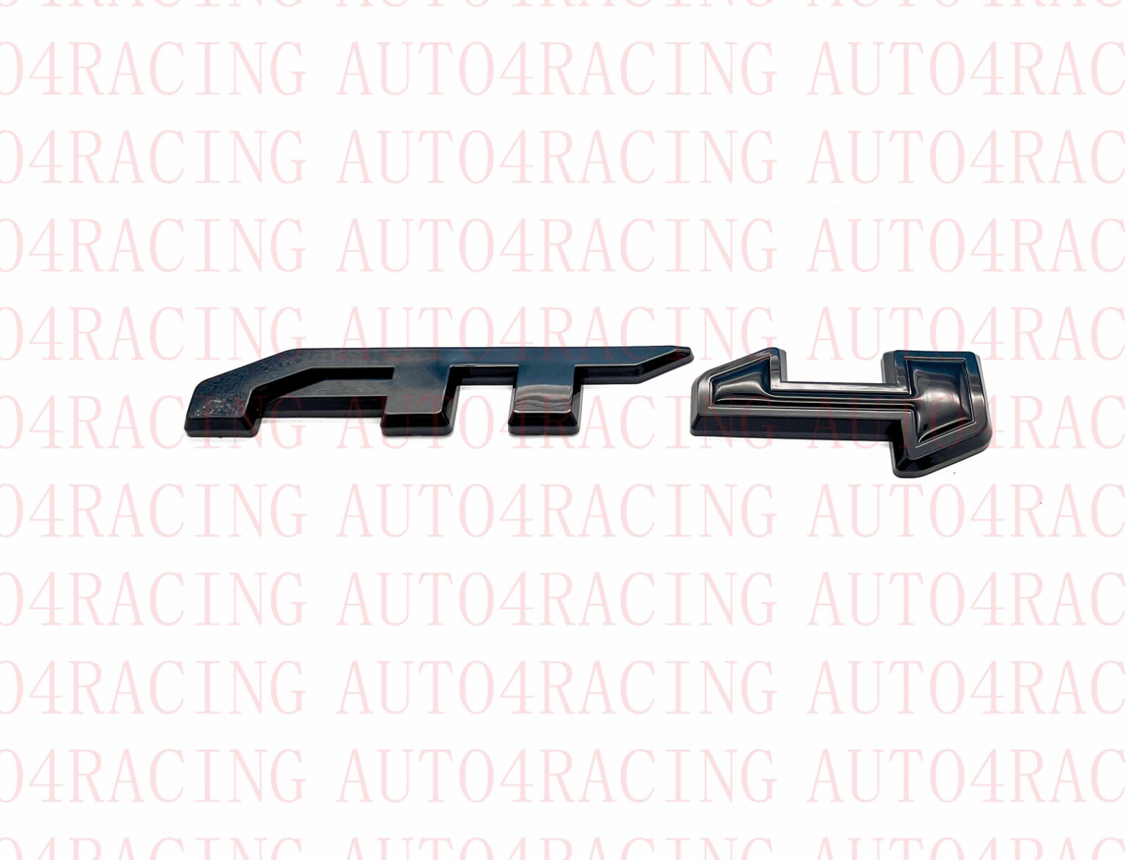 4PCS Gloss Black AT4 Emblem Sierra Fit 2019-2024 GMC Sierra 1500 ...