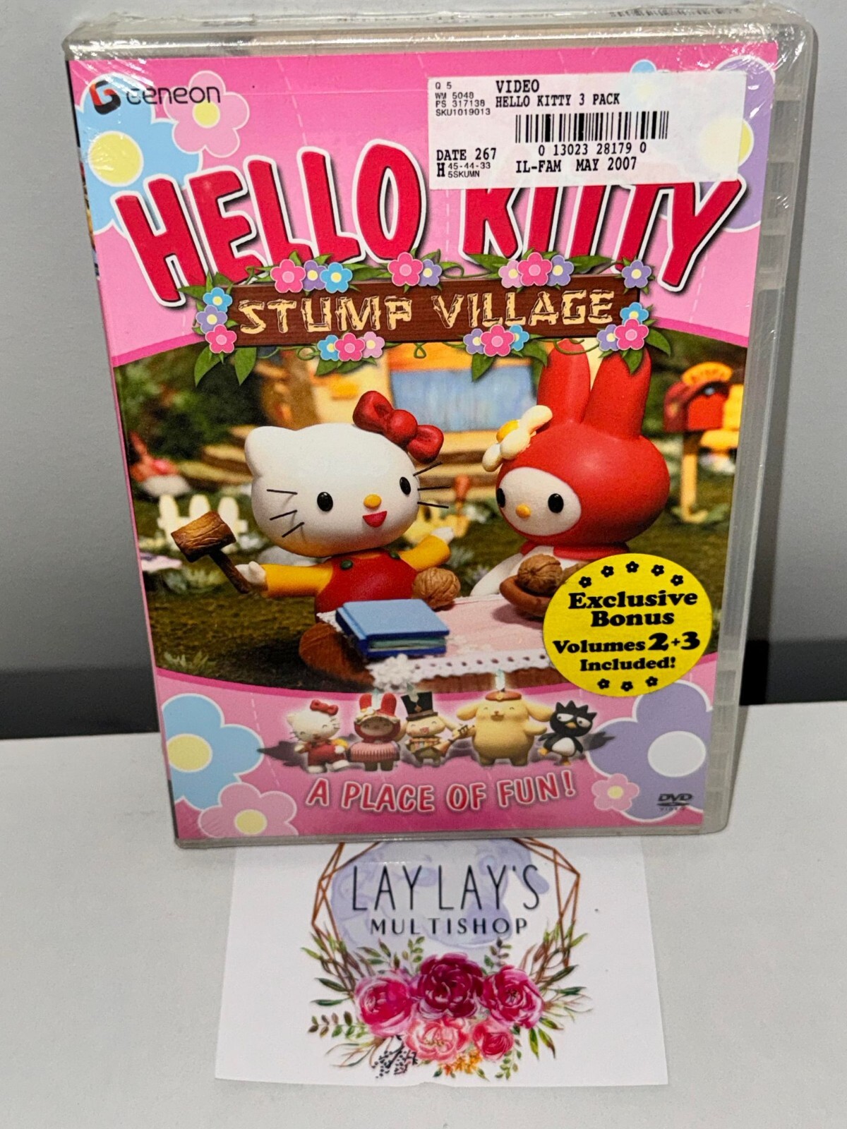 Hello Kitty Stump Village Vol. 1: A Place of Fun DVD + Volume 2 & 3 ...