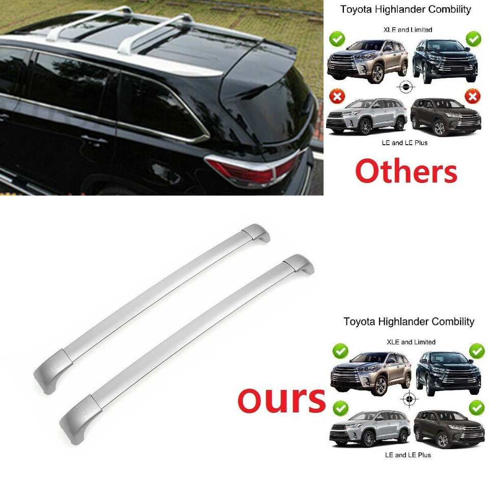 Roof Rack Cross Bar for 2014-2019 Toyota Highlander XLE Limited Roof ...