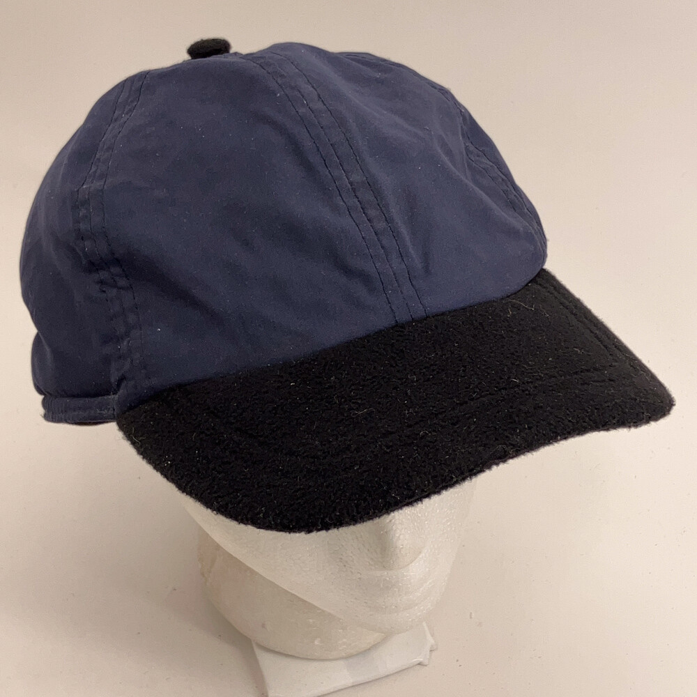 Headmaster Soft shell Dark Blue Nylon Winter Baseball Hat Black Fleece ...