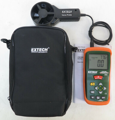 Extech AN200 CFM/CMM Mini Thermo-Anemometer w/ built-in IR Thermometer ...