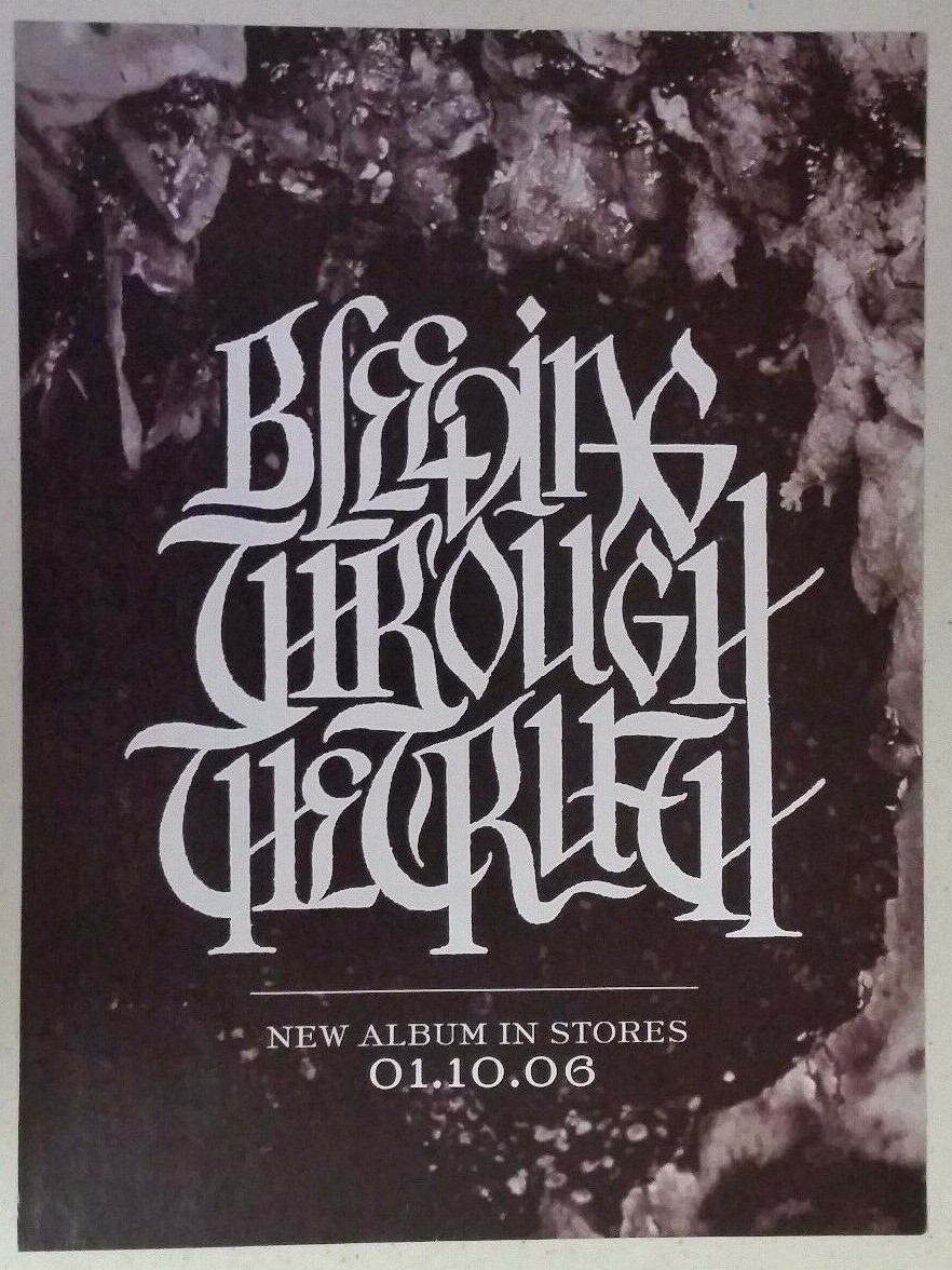BLEEDING THROUGH "The Truth" ~ Magazine PRINT AD metalcore 2006 | eBay