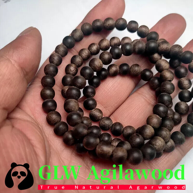 Real Vietnam Sinking Qinan Kynam Kyara Kinam Agarwood 6mm 108 Prayer ...