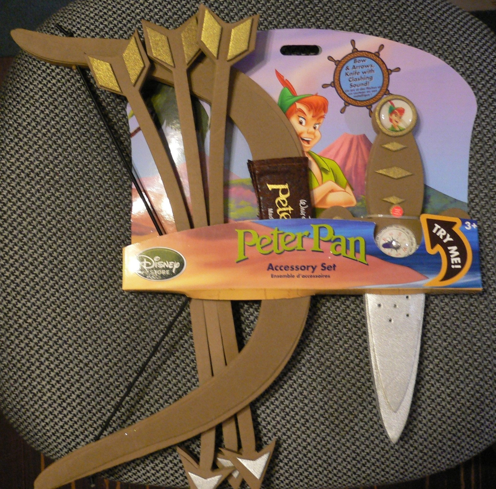 PeTeR PaN~ARROWS+DAGGER+COMPASS~Jake and the Never Land Pirates~NWT ...