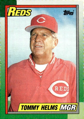1990 Topps #110 Tommy Helms -MANAGER- Cincinnati Reds | eBay
