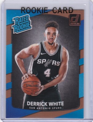 DERRICK WHITE ROOKIE CARD 2017 Donruss RATED RC Basketball Spurs BOSTON ...