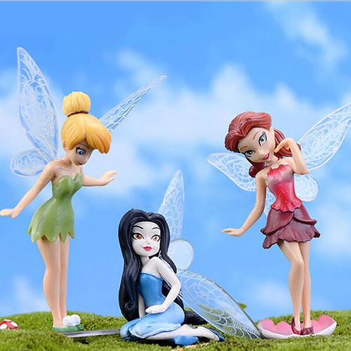 Flower Fairy Pixie Fly Wing Miniatures Girl Figurines Figurines Fairy ...