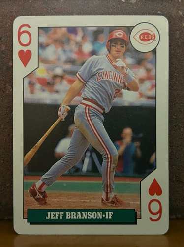 BASEBALL CARD NEW FRESH FROM PACK BICYCLE 1992 ROOKIES JEFF BRANSON REDS | eBay