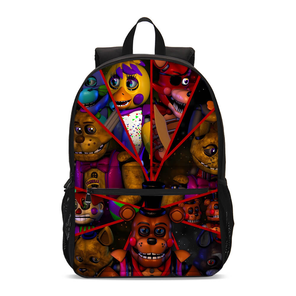 Five Nights at Freddy's FNAF Cool Large School Backpacks Lunch Bag Pen ...