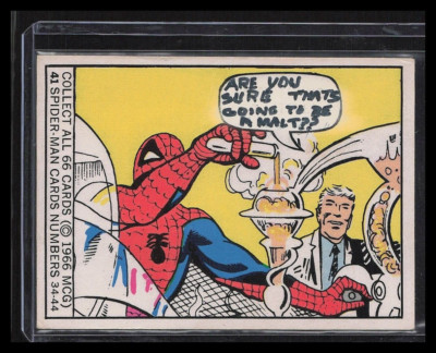 SPIDER-MAN 1966 Donruss MCG #41 Marvel Super Heroes | eBay