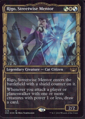 Rigo, Streetwise Mentor (Showcase Foil) - SNC - Rare - Magic MTG NM | eBay