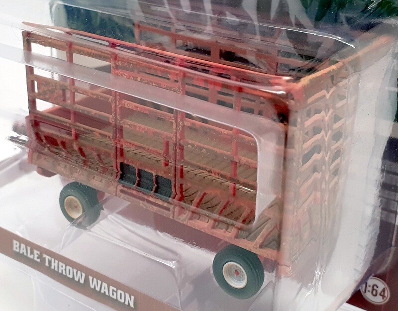 Greenlight 1/64 Scale Model Wagon 48040F - Bale Throw Wagon | eBay UK