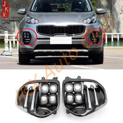 LED DRL Daytime Running Lights Fog Driving Lamp x For Kia Sportage KX5 ...