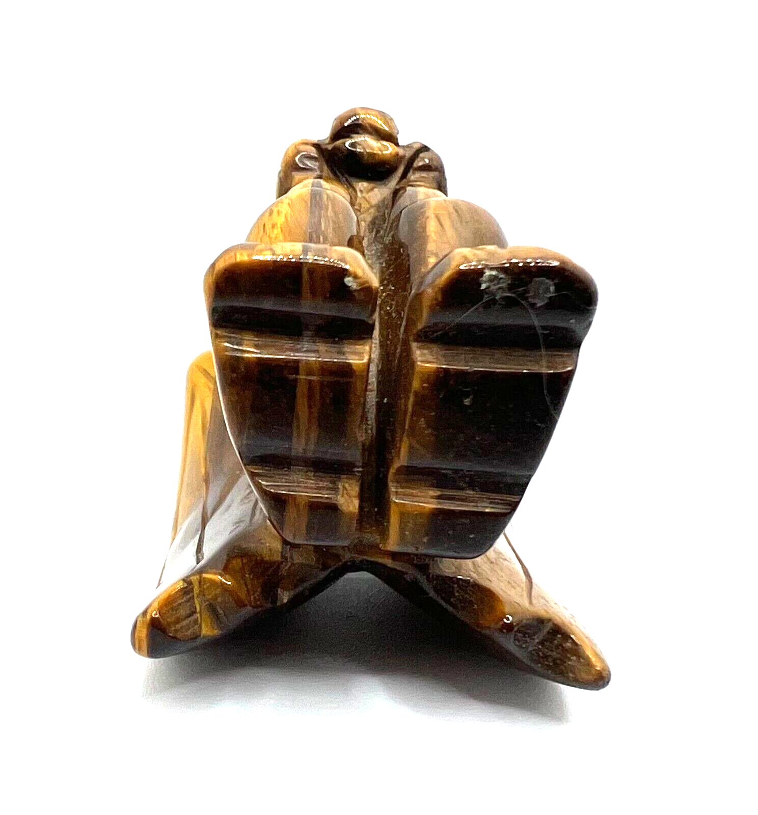 Hand Carved Tiger Eye Gargoyle Figurine 2" | eBay