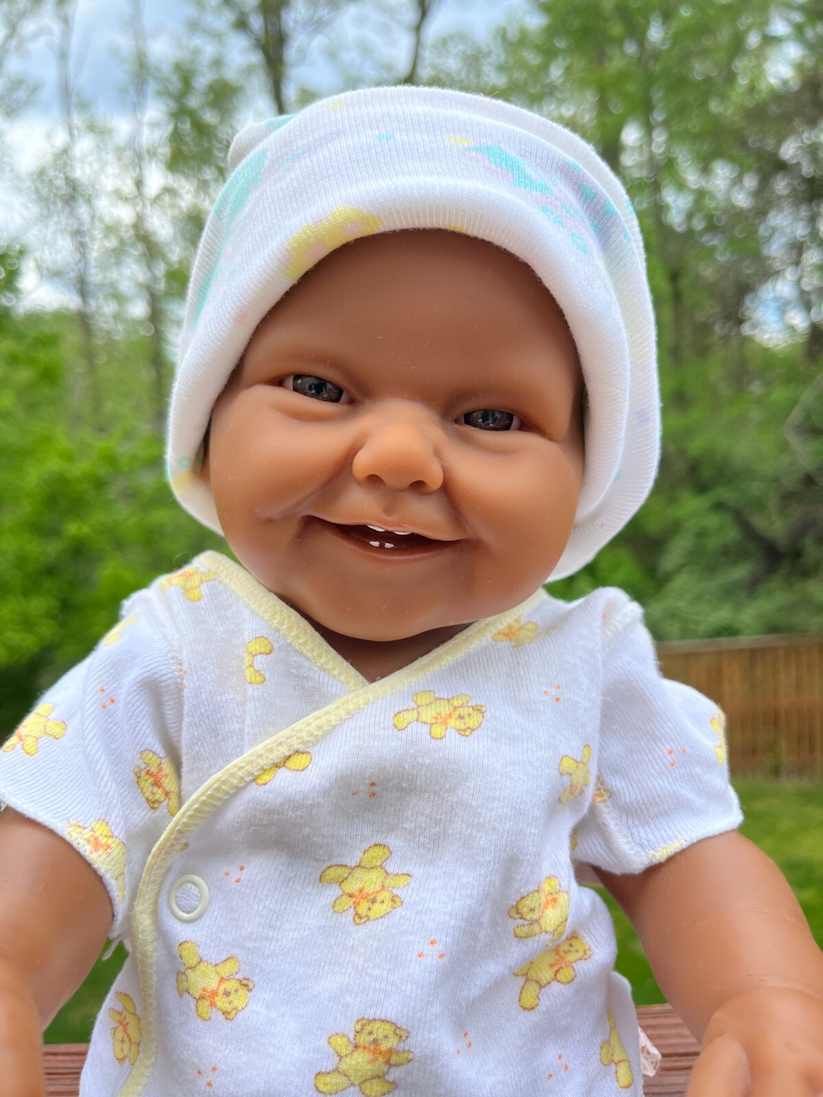 Reborn doll type 80-90's vinyl Dark Berenguer Baby 16" Wide Smile ...