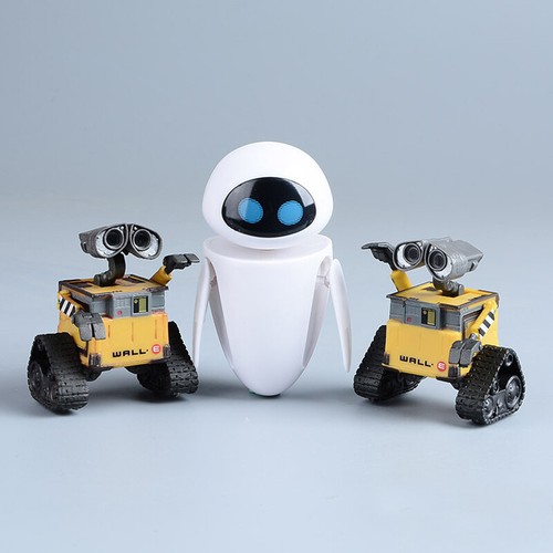 Wall-e Eve Mini Robot Movable Action Figures Toys Gift For Kids-3 ...