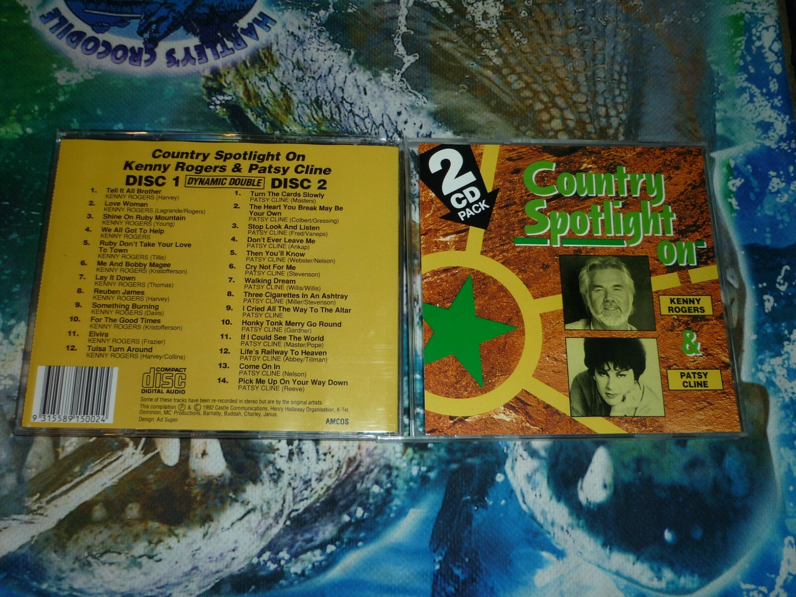 COUNTRY SPOTLIGHT ON KENNY ROGERS & PATSY CLINE (2-CD) (CD 26 TRACKS ...