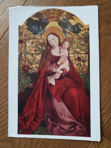 COLMAR St. Martin LA VIERGE Madonna im Rosenhag alte Ansichtskarte 50er ...