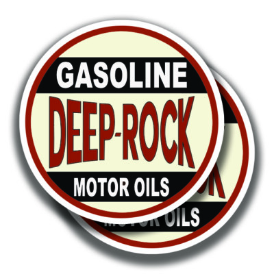 DEEP ROCK GAS OIL DECAL 2 Stickers Bogo Vintage Car Window Bumper | eBay